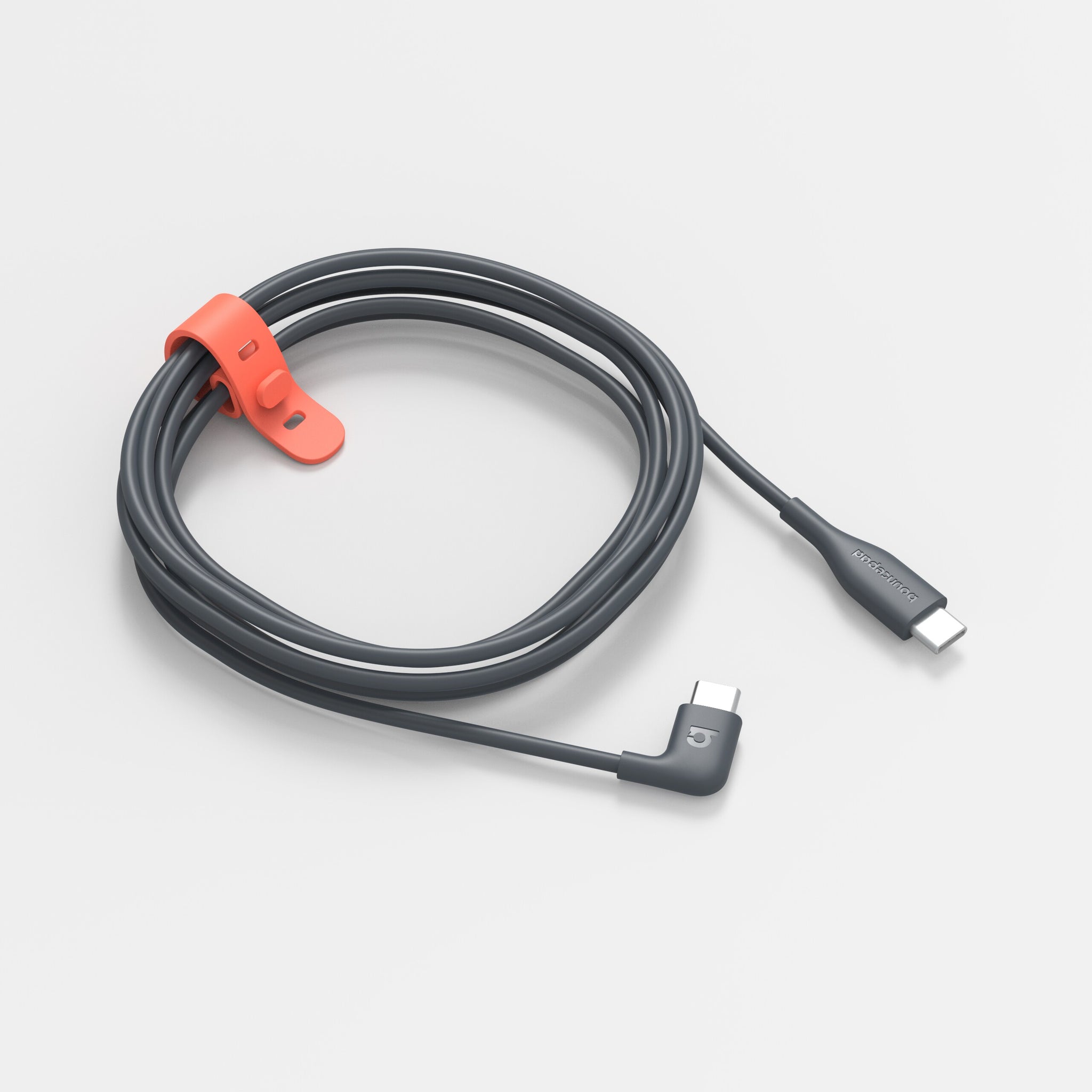 Right-Angled USB-C to USB-C 2m Cable | Bouncepad